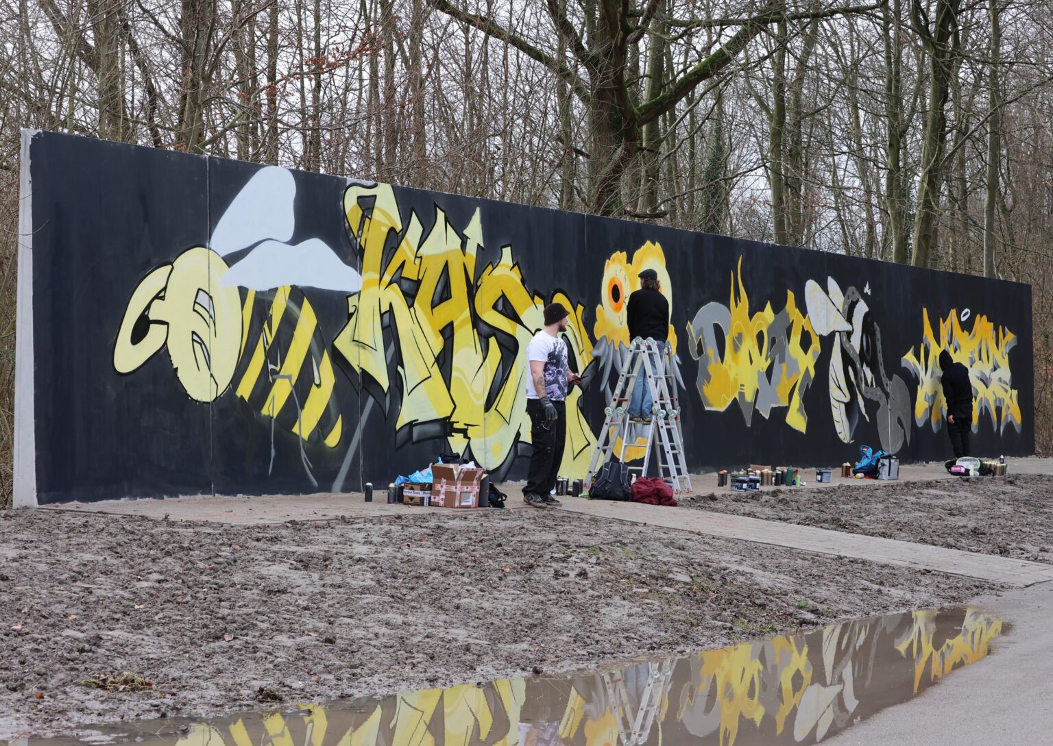 Graffiti-muur – Kruidenstaat